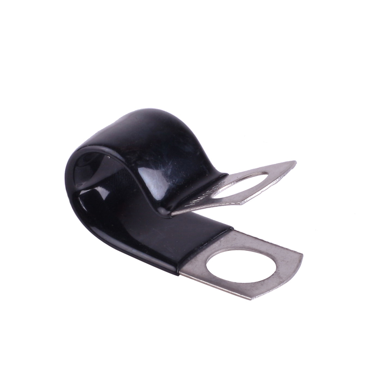 China stainless steel P hose clamp with PVC coated factory and ...