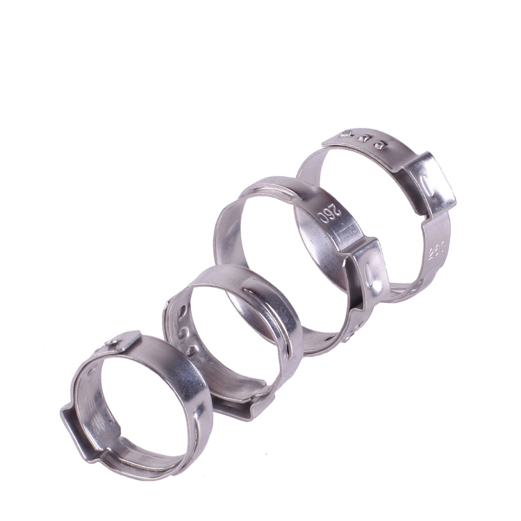 China Stainless steel One Ear Pinch Pex Hose Clamp factory and ...
