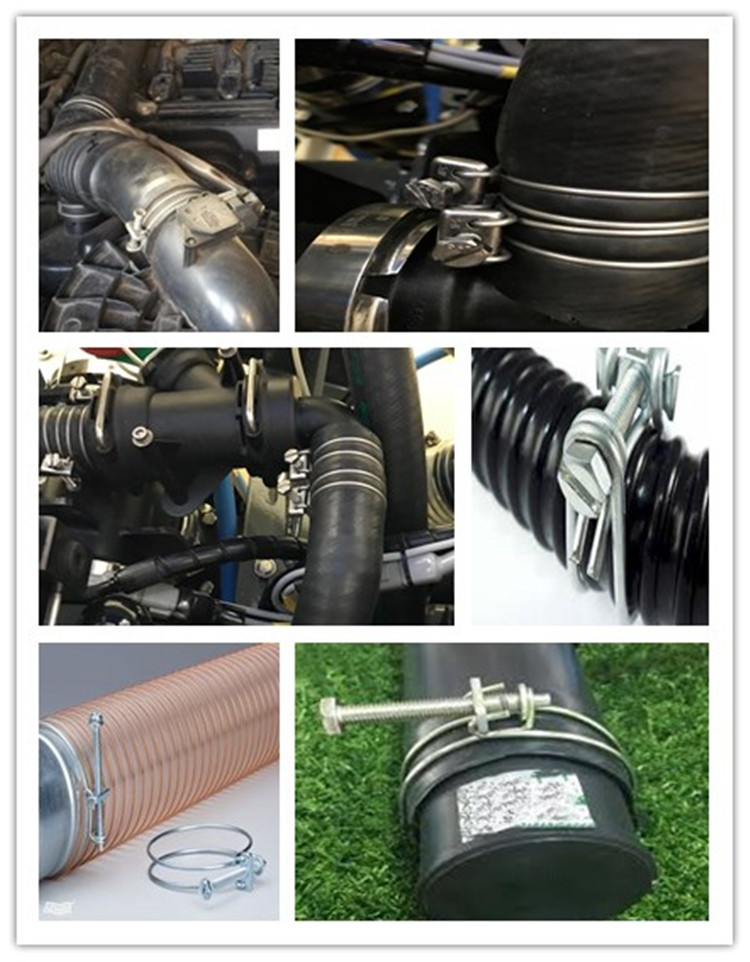 China Zinc-plated Double Wire Rope hose clamp factory and suppliers ...